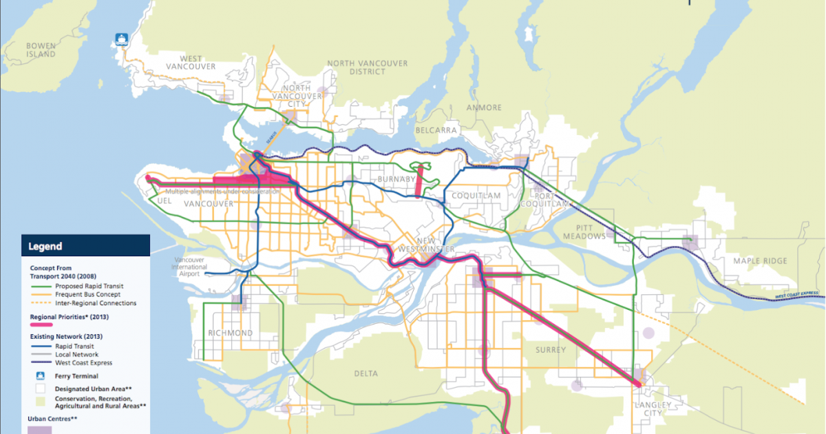 Metro Vancouver TransLink Regional Transportation Strategy | Urbanisme ...